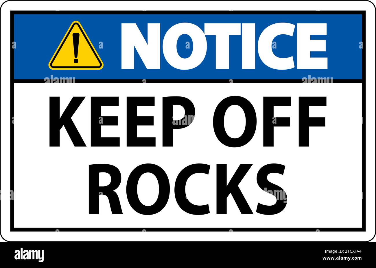 Keep off dangerous Stock Vector Images - Alamy