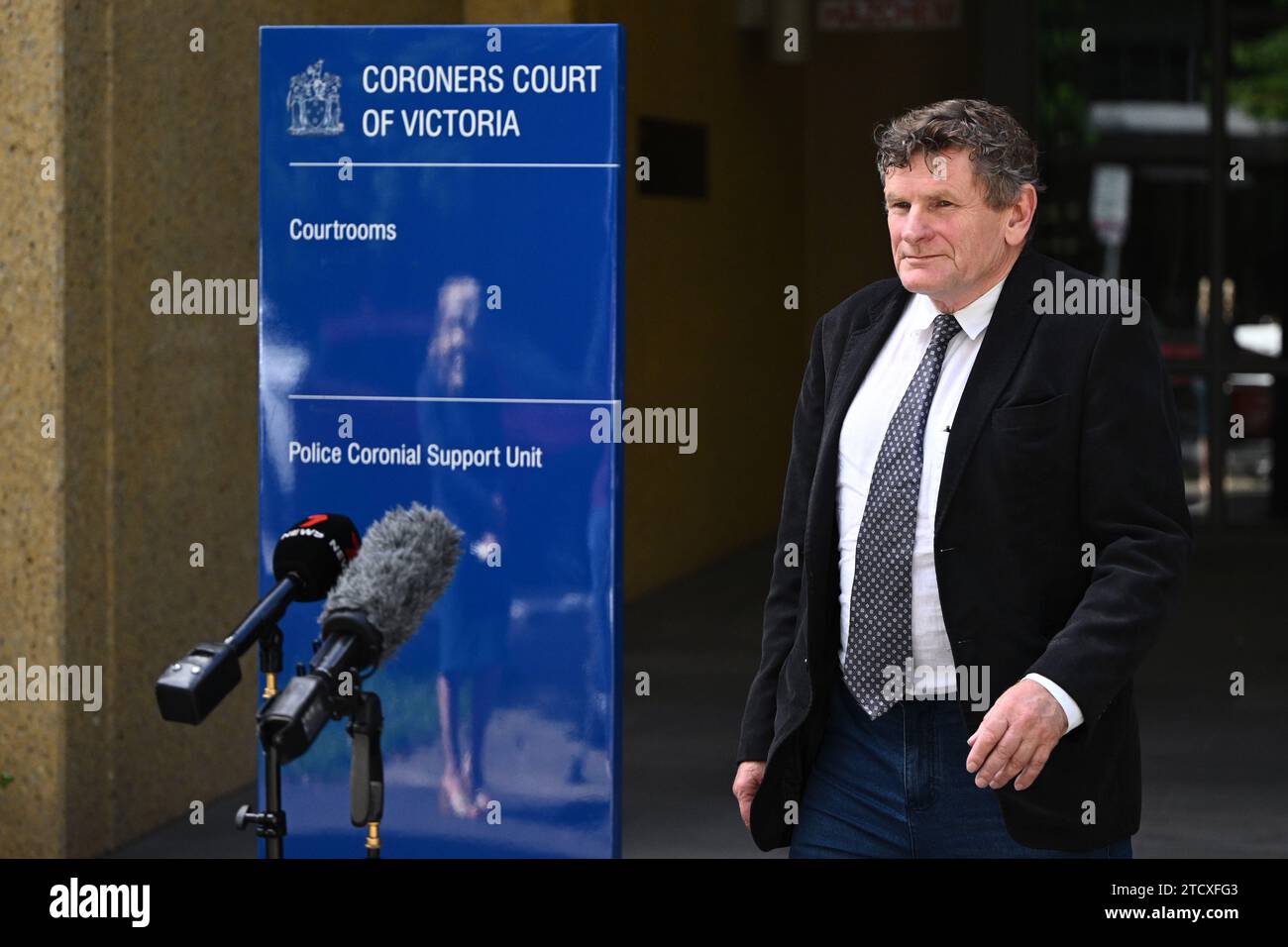 Melbourne, Australia. 15th Dec, 2023. Paul Warren, father of Elly ...