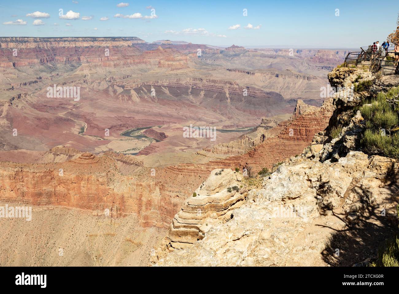 Colorado River as viewed from Lipan Point, South Rim, Grand Canyon, AZ ...
