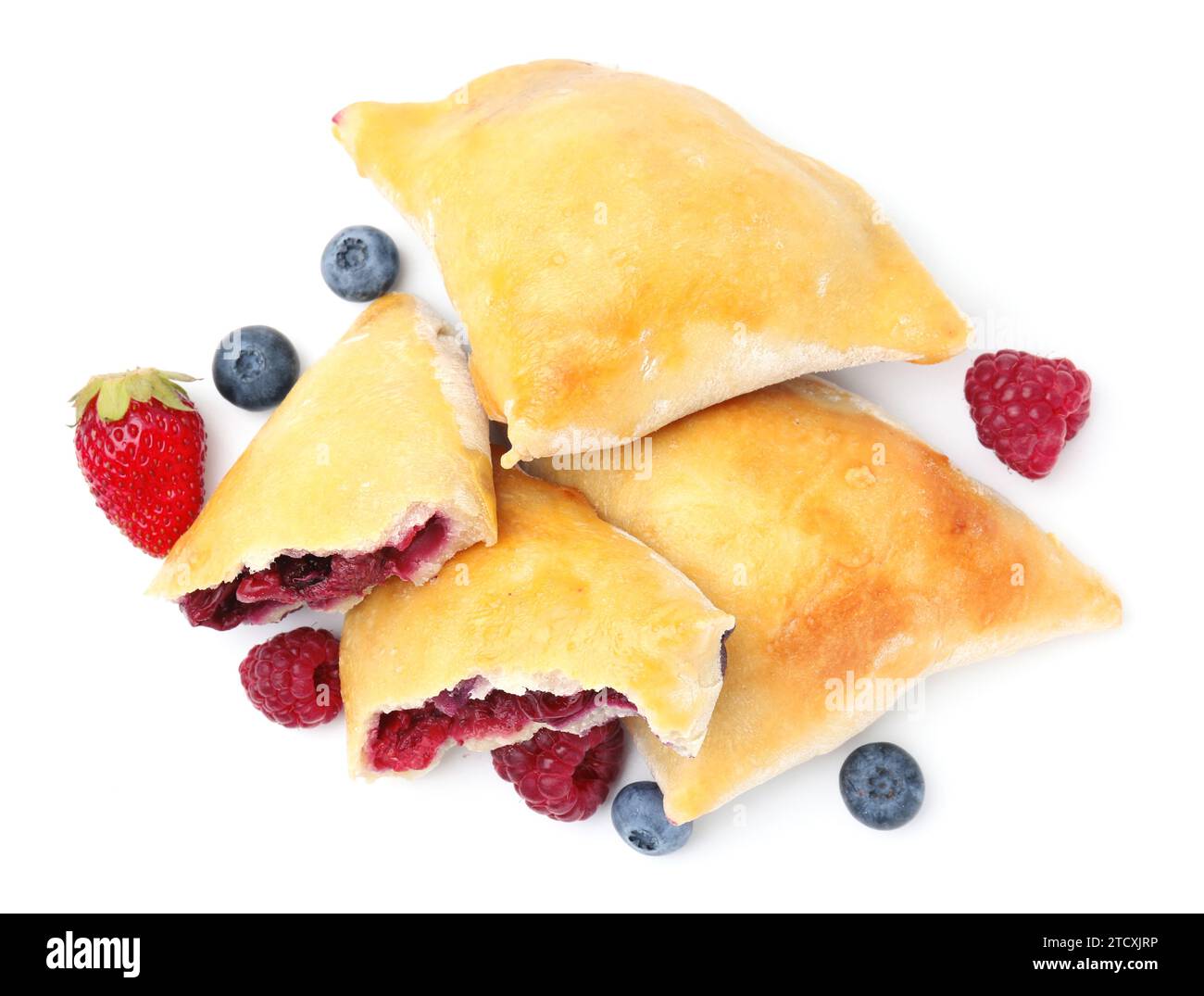 Samosas top view Cut Out Stock Images & Pictures - Alamy