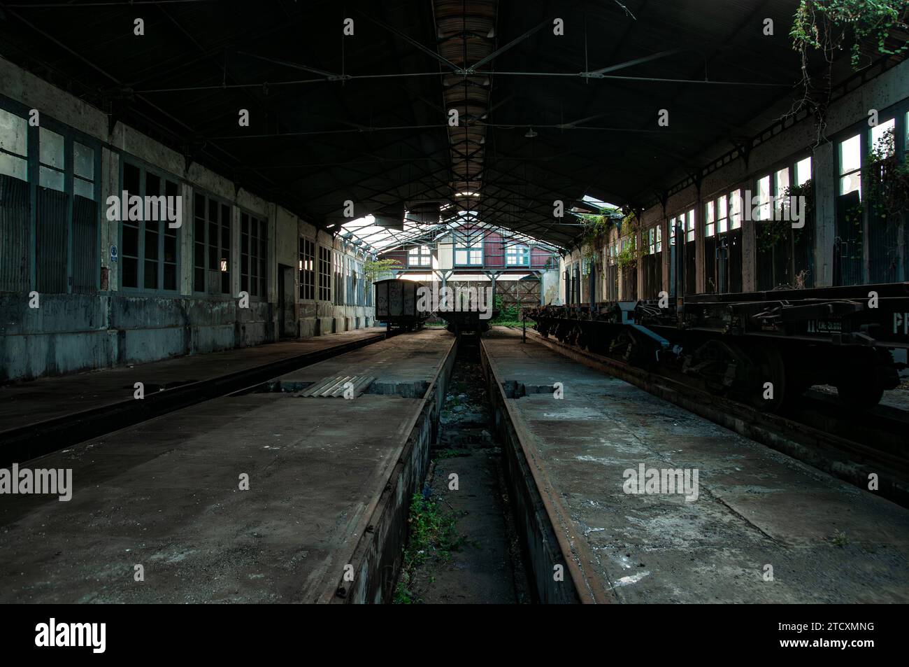 Abandoned Train Depot. there is a railway depot lane that is no longer ...