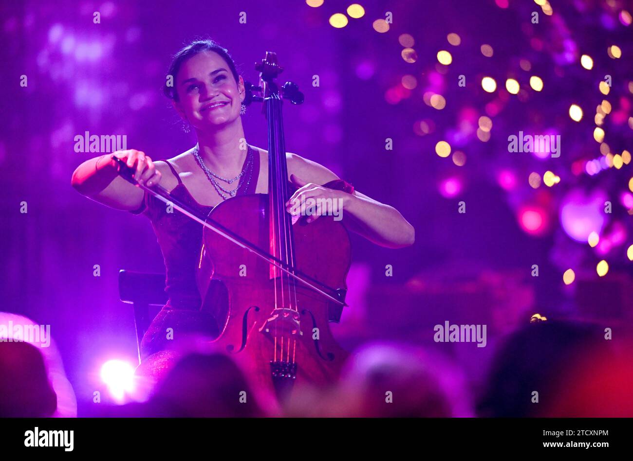 Leipzig, Germany. 14th Dec, 2023. German cellist Raphaela Gromes ...