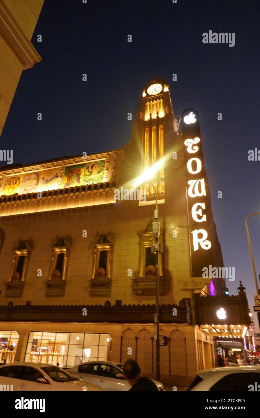 Apple tower theatre los angeles hi-res stock photography and images - Alamy
