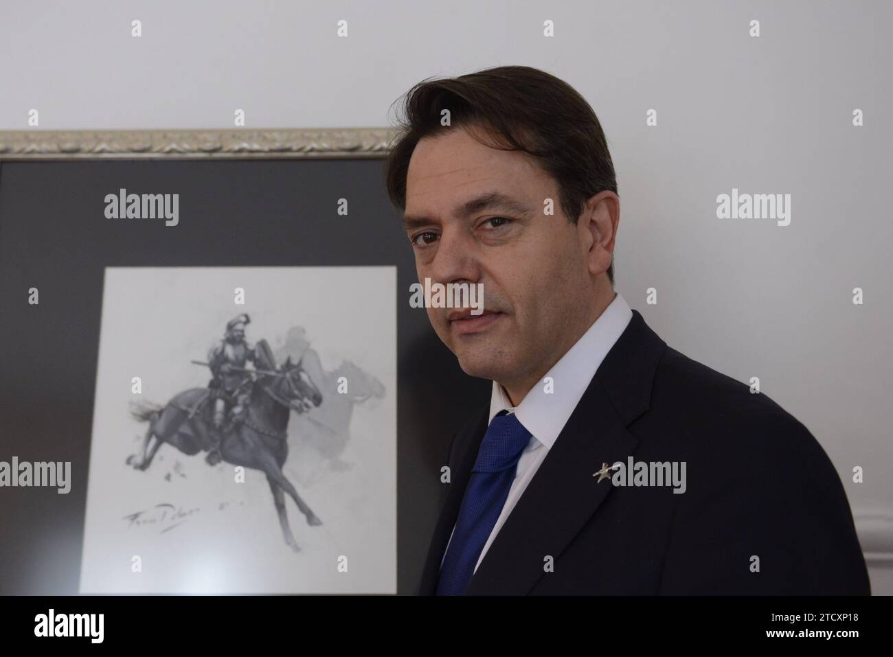 Madrid, 05/10/2016. Exhibition of "Sketches for History" by Augusto ...