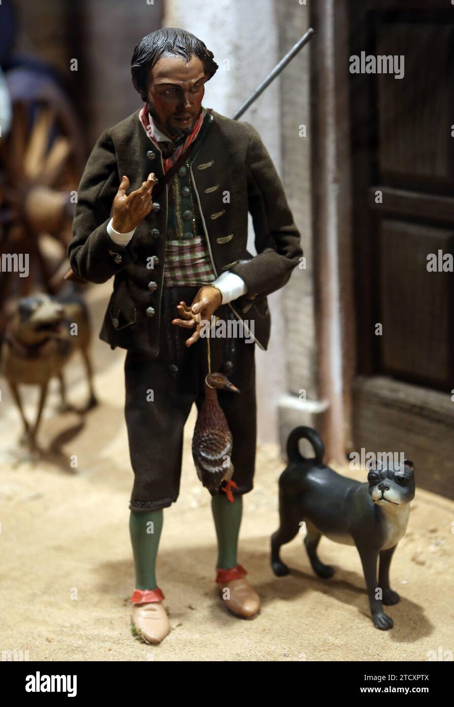 Madrid, 12/09/2014. Neapolitan nativity scene installed in the Madrid ...