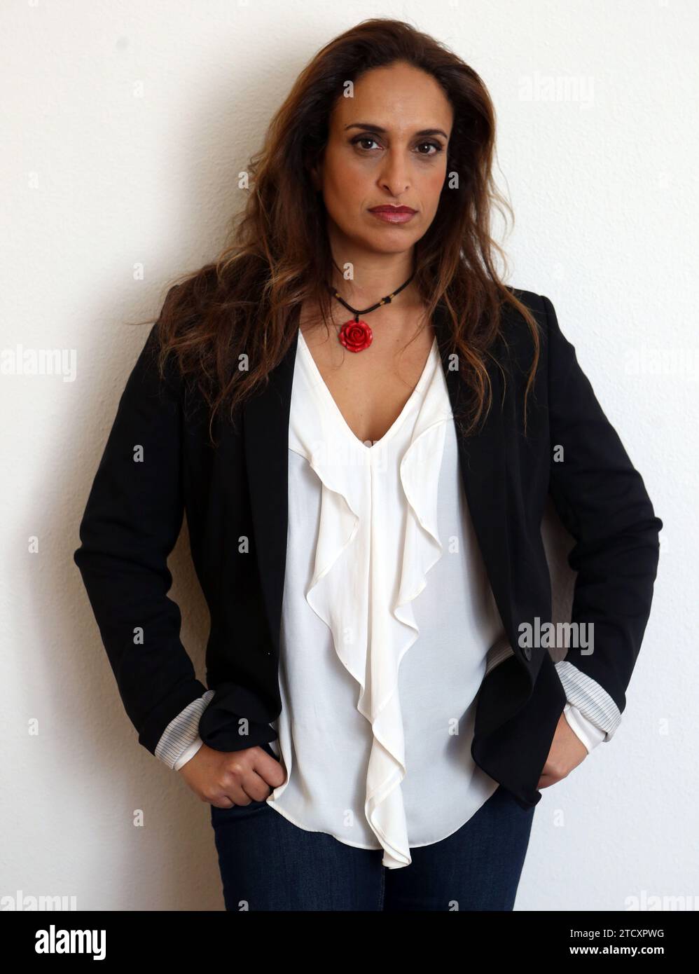 Madrid, 01/12/2015. Interview with the singer Noa. Photo: Ernesto Acute ...