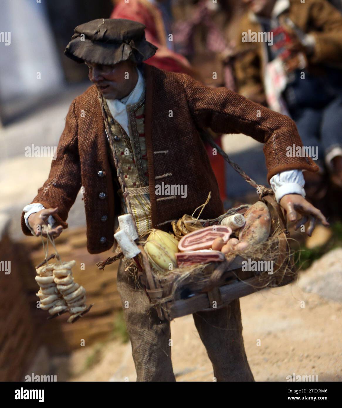 Madrid, 12/09/2014. Neapolitan nativity scene installed in the Madrid ...