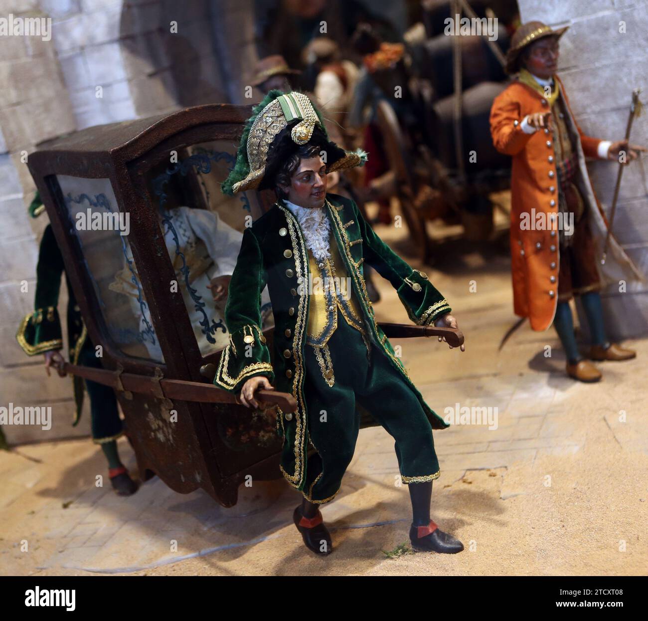 Madrid, 12/09/2014. Neapolitan nativity scene installed in the Madrid ...