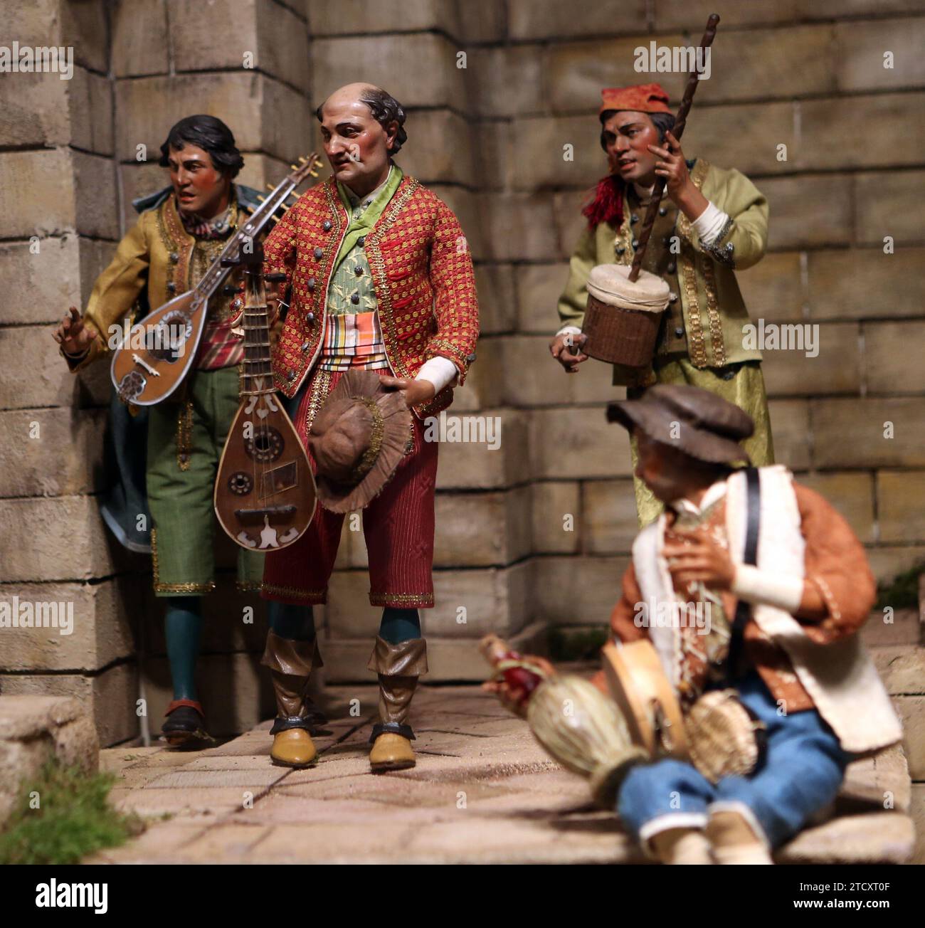 Madrid, 12/09/2014. Neapolitan nativity scene installed in the Madrid ...