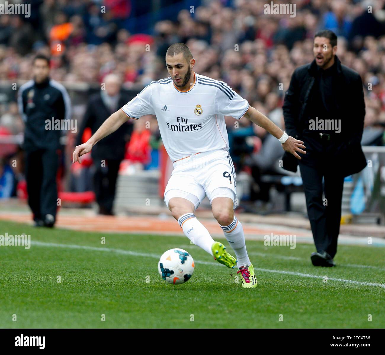 Madrid, March 2, 2014. Matchday 26 of the League. Atletico de Madrid ...