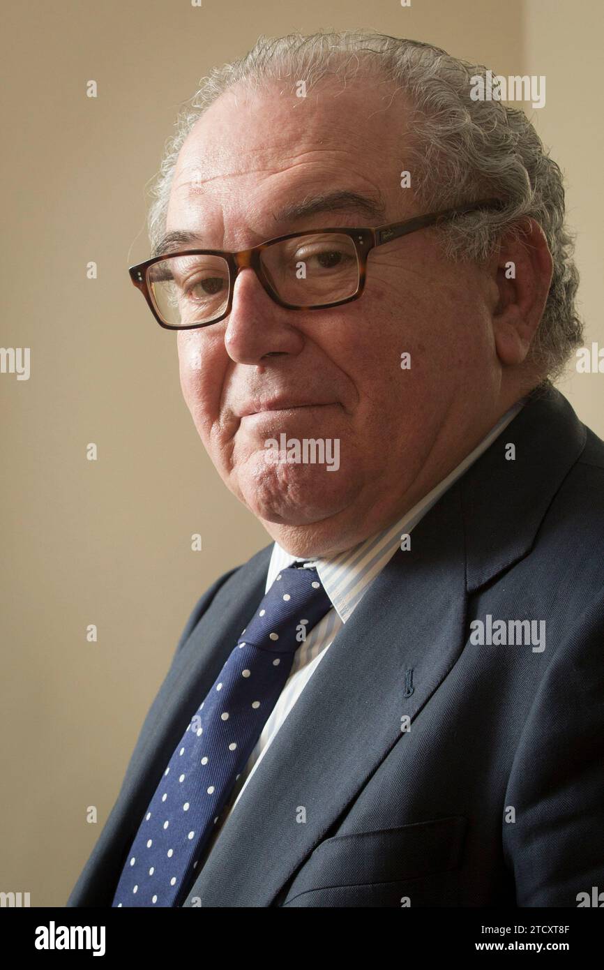 Madrid, 12/06/2014. Interview with Eduardo Serra. Photo: Isabel Permuy ...