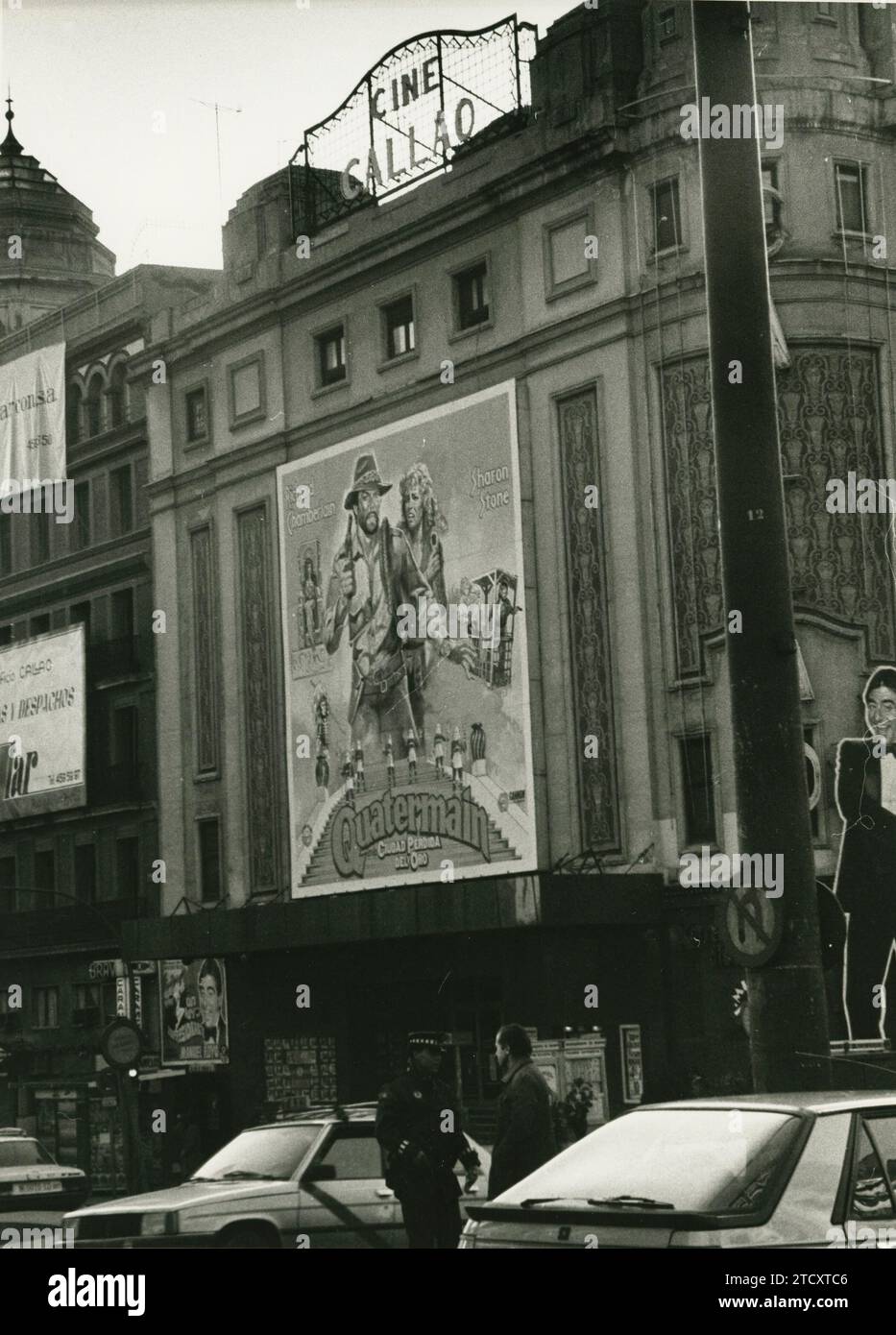 Madrid. 01/19/1987. The Callao cinema with the film >. Credit: Album ...