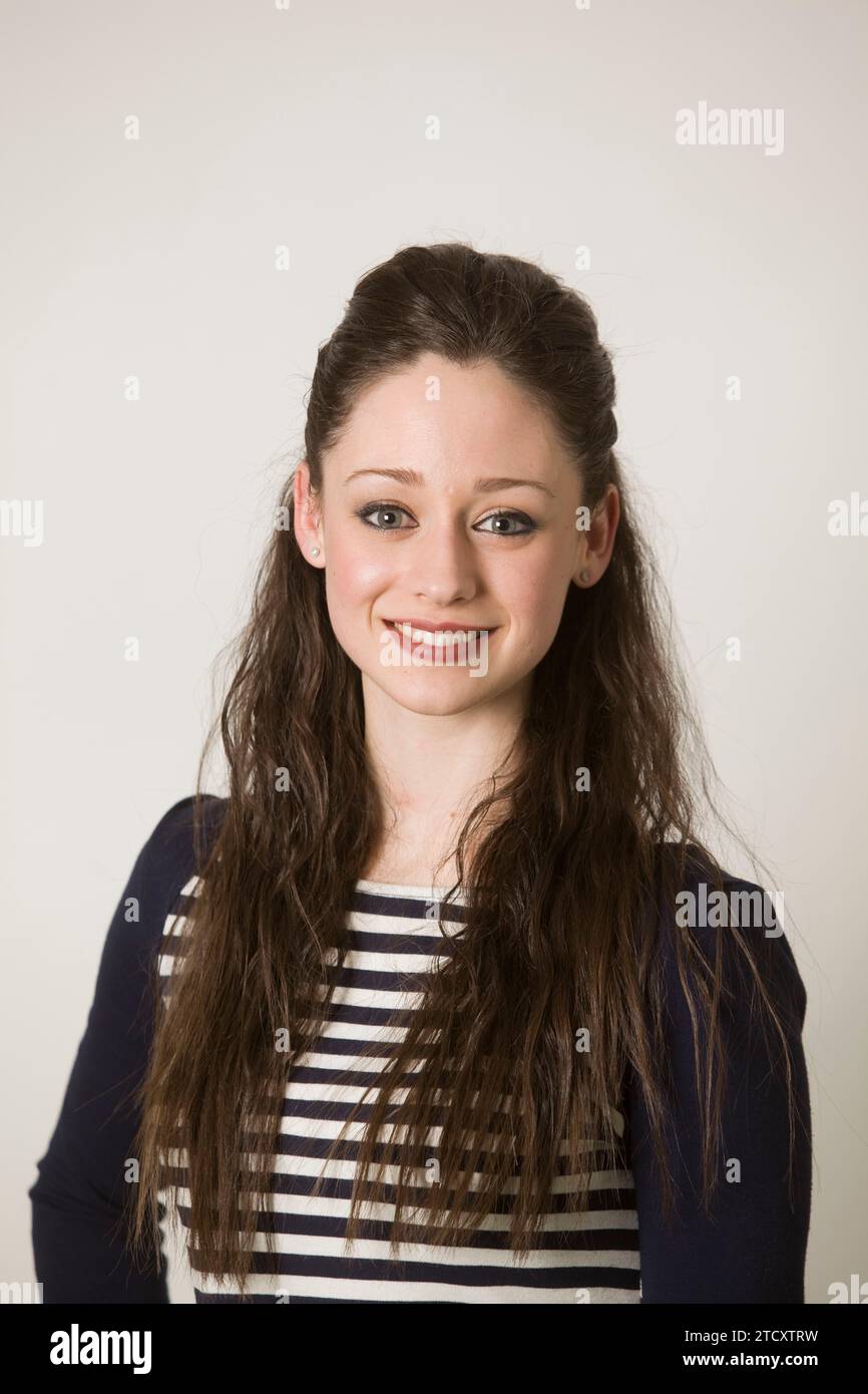 Madrid 03-14-2014 The actress Elena Rivera visits the Abc.es chat ...