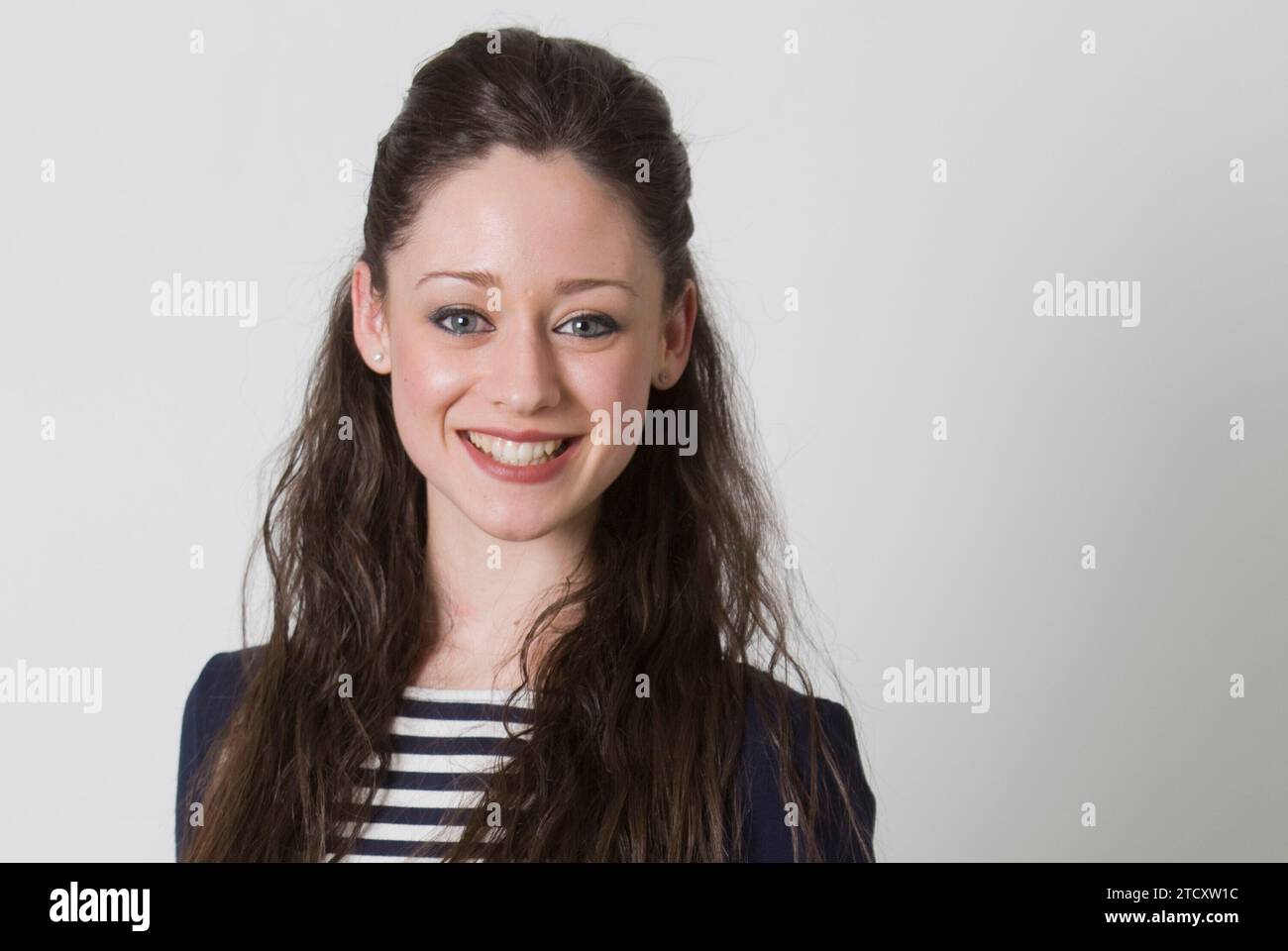 Madrid 03-14-2014 The actress Elena Rivera visits the Abc.es chat ...