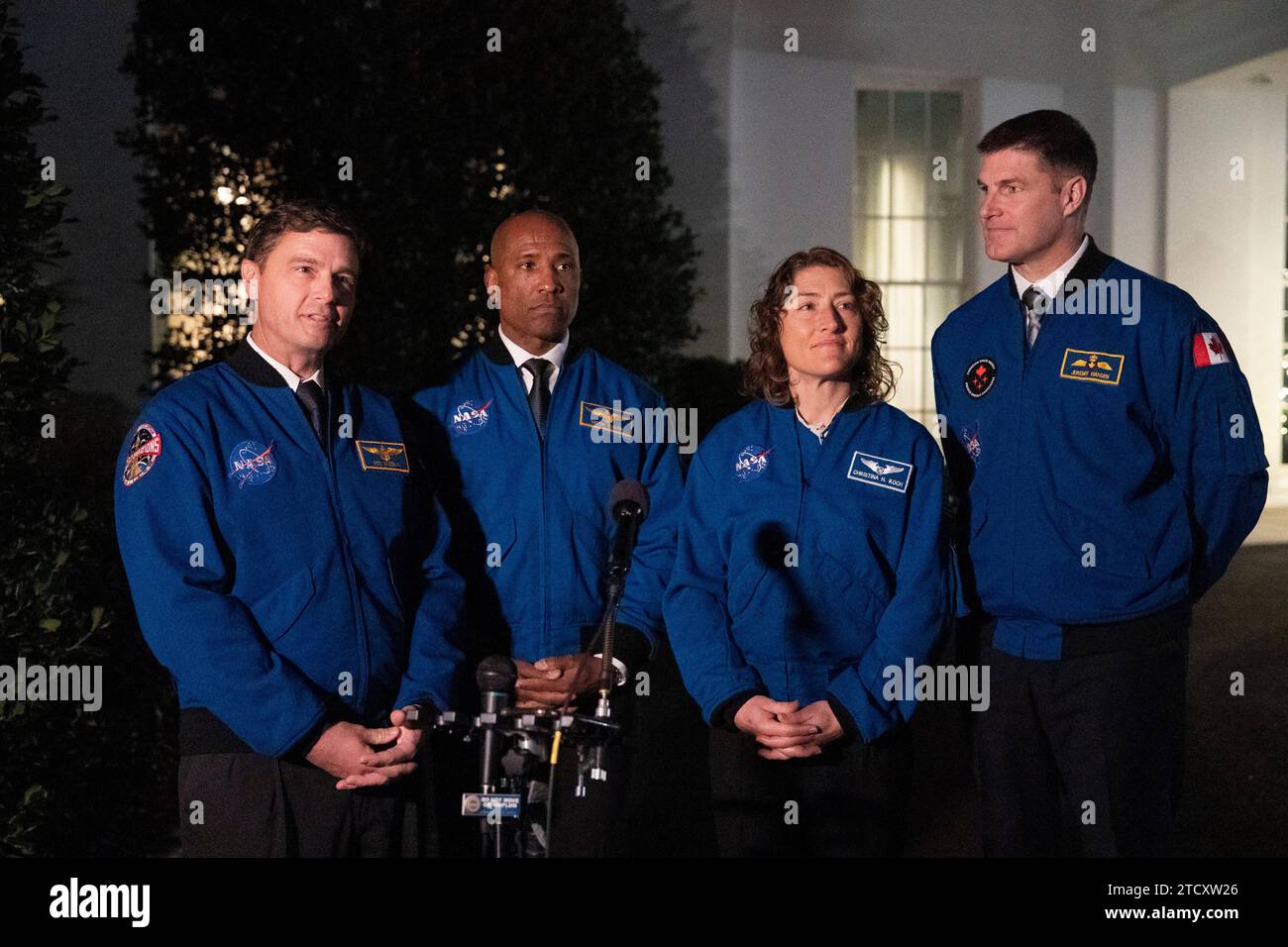 Washington, United States. 14th Dec, 2023. Artemis II crew members Reid ...