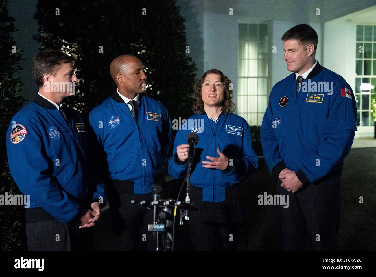 Washington, United States. 14th Dec, 2023. Artemis II crew members Reid ...