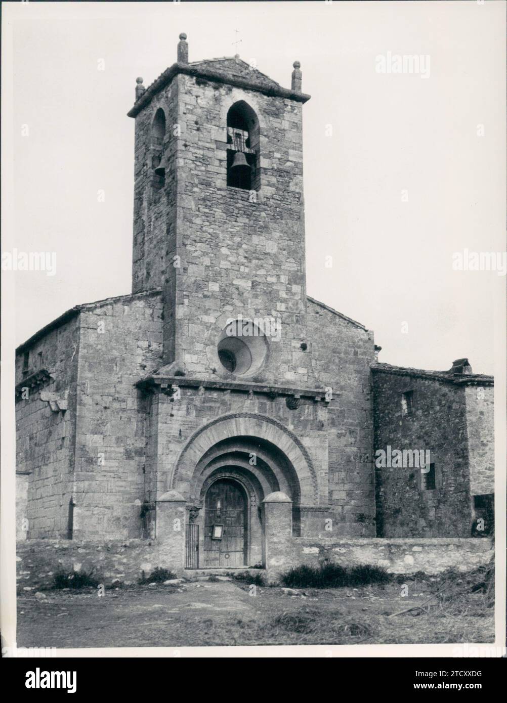 12/31/1957. Romanic Church of Porqueras. Credit: Album / Archivo ABC ...