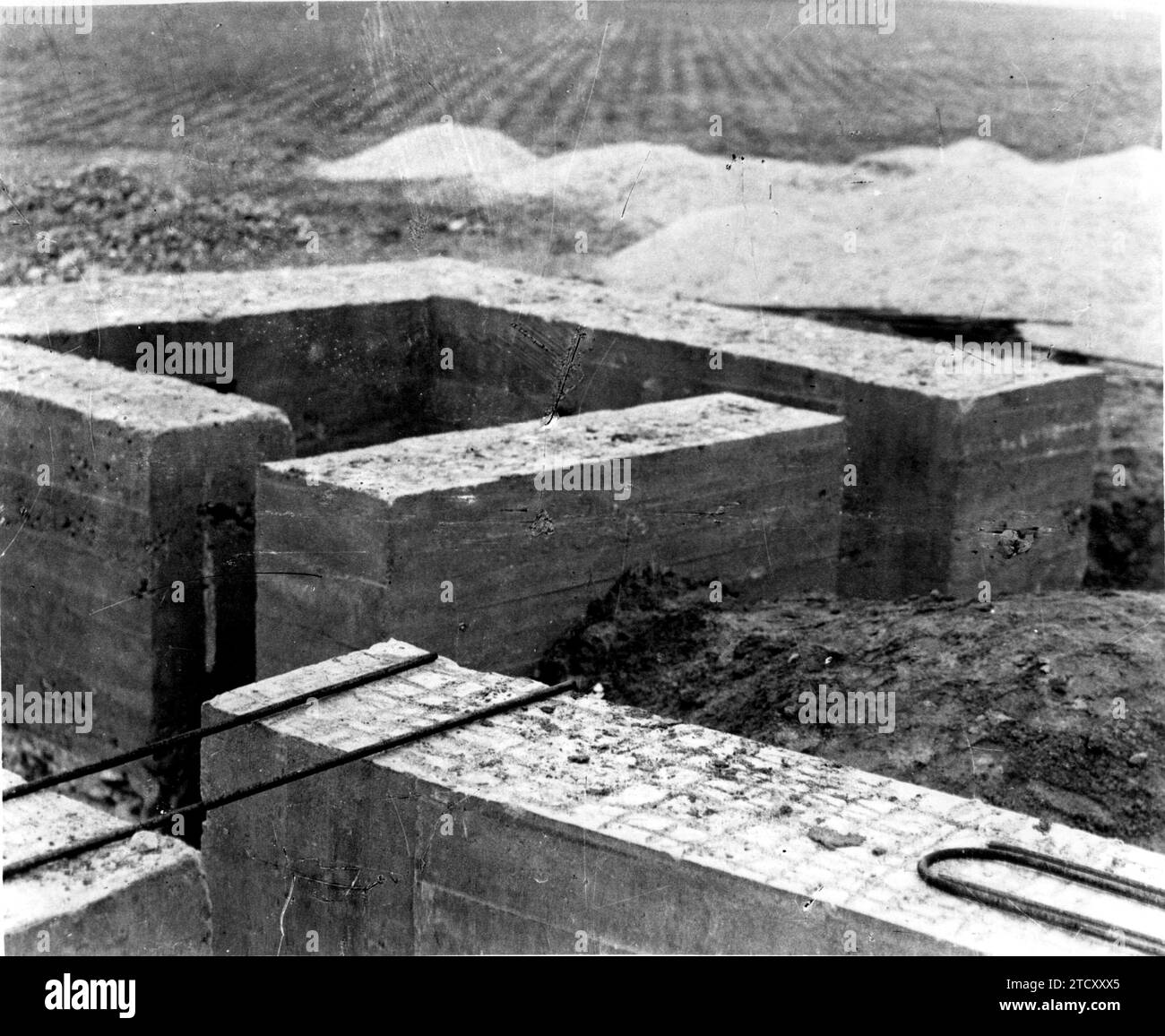 Madrid, 01/19/1937. Spanish Civil War. Bunkers on the Madrid front ...