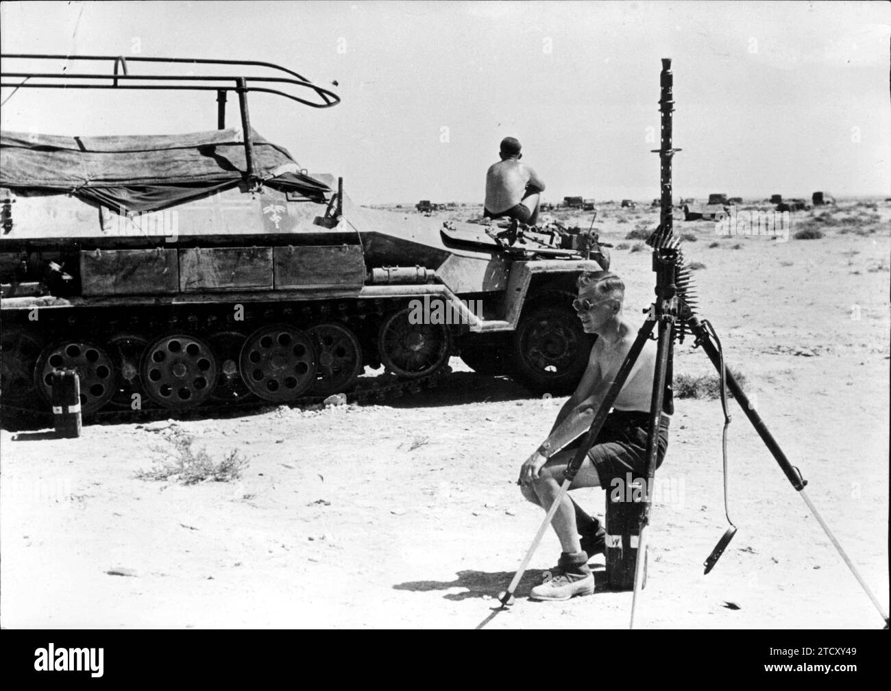Tobruk (North Africa). 1941. German troops fighting in the siege of ...