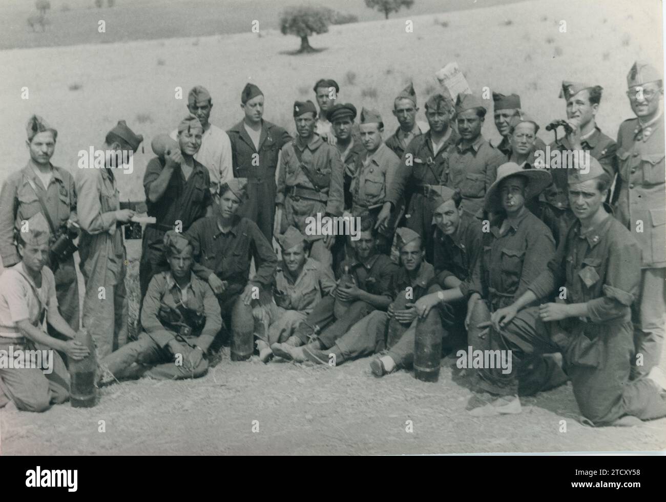 Toledo, August 1936. Civil War, the officer who commanded the battery ...