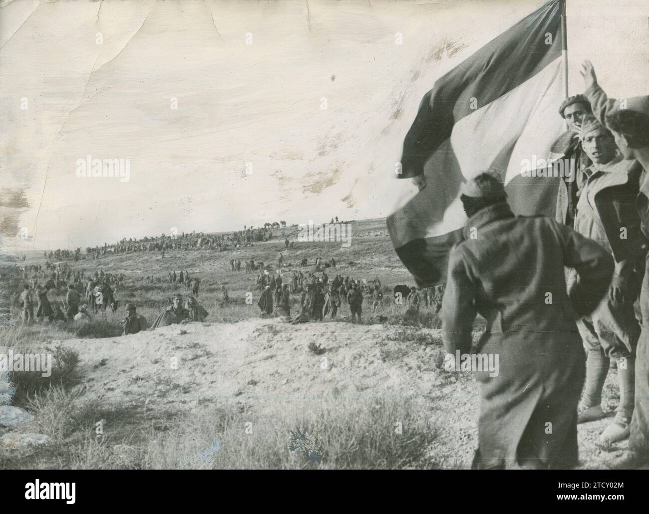 Aragon Front, March 1938. Spanish Civil War. Franco's soldiers after ...