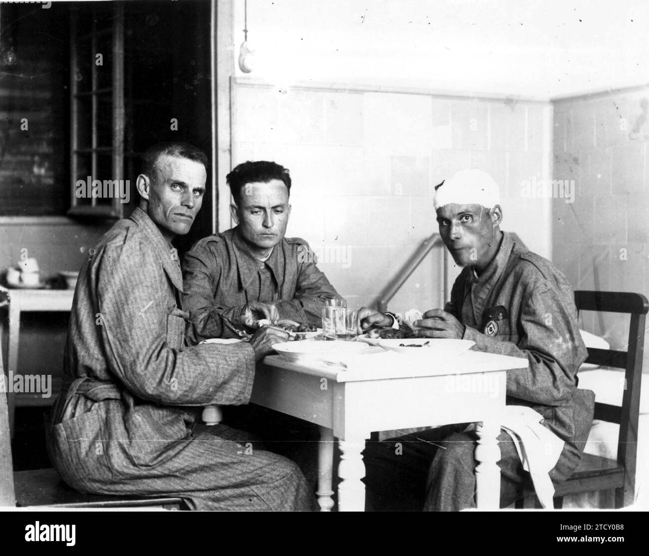 05/15/1937. Wounded Soldiers Coming from the Sanctuary of Our Lady of ...