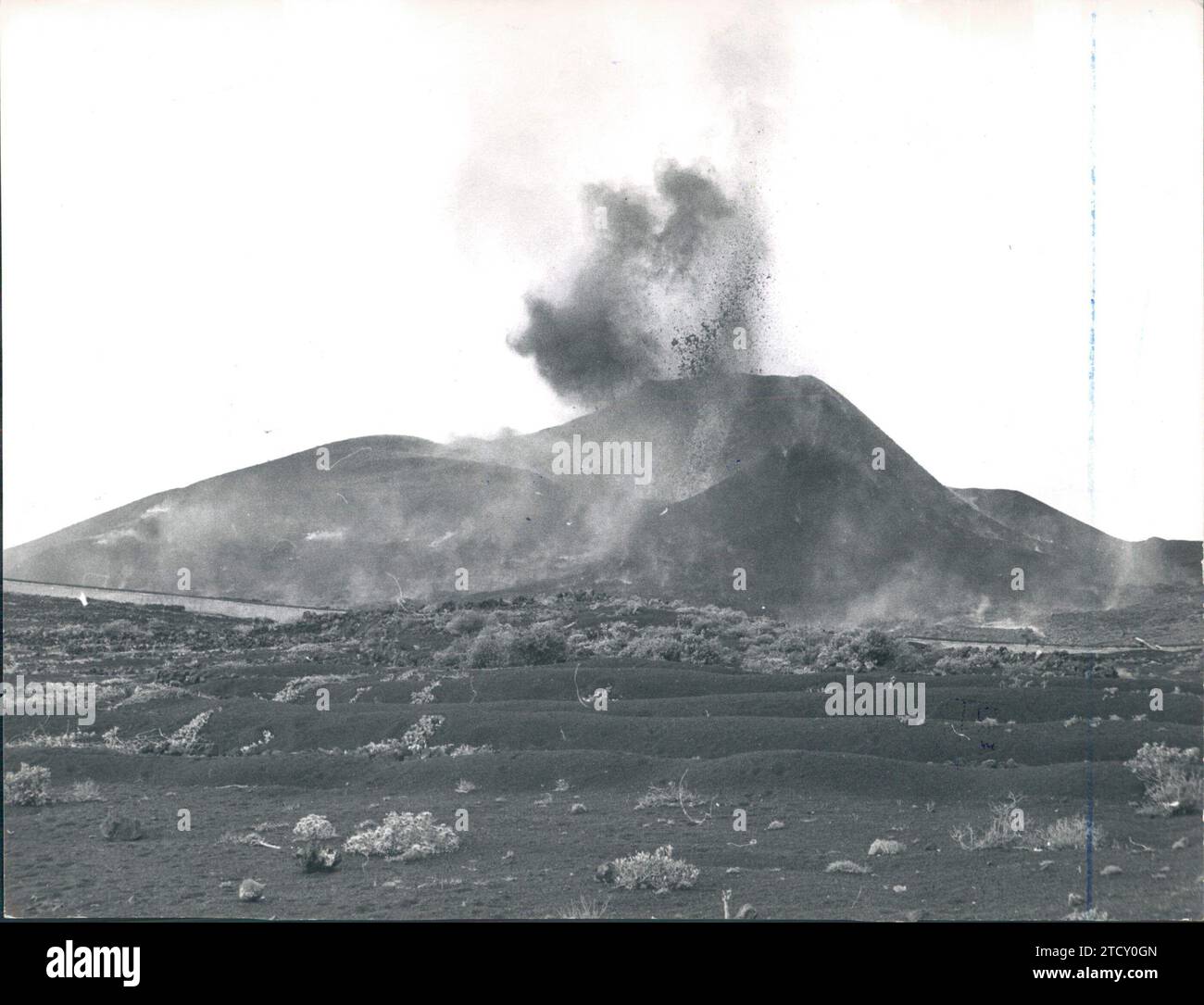 Isla de la Palma, November 1971. Eruption of the Teneguía Volcano ...