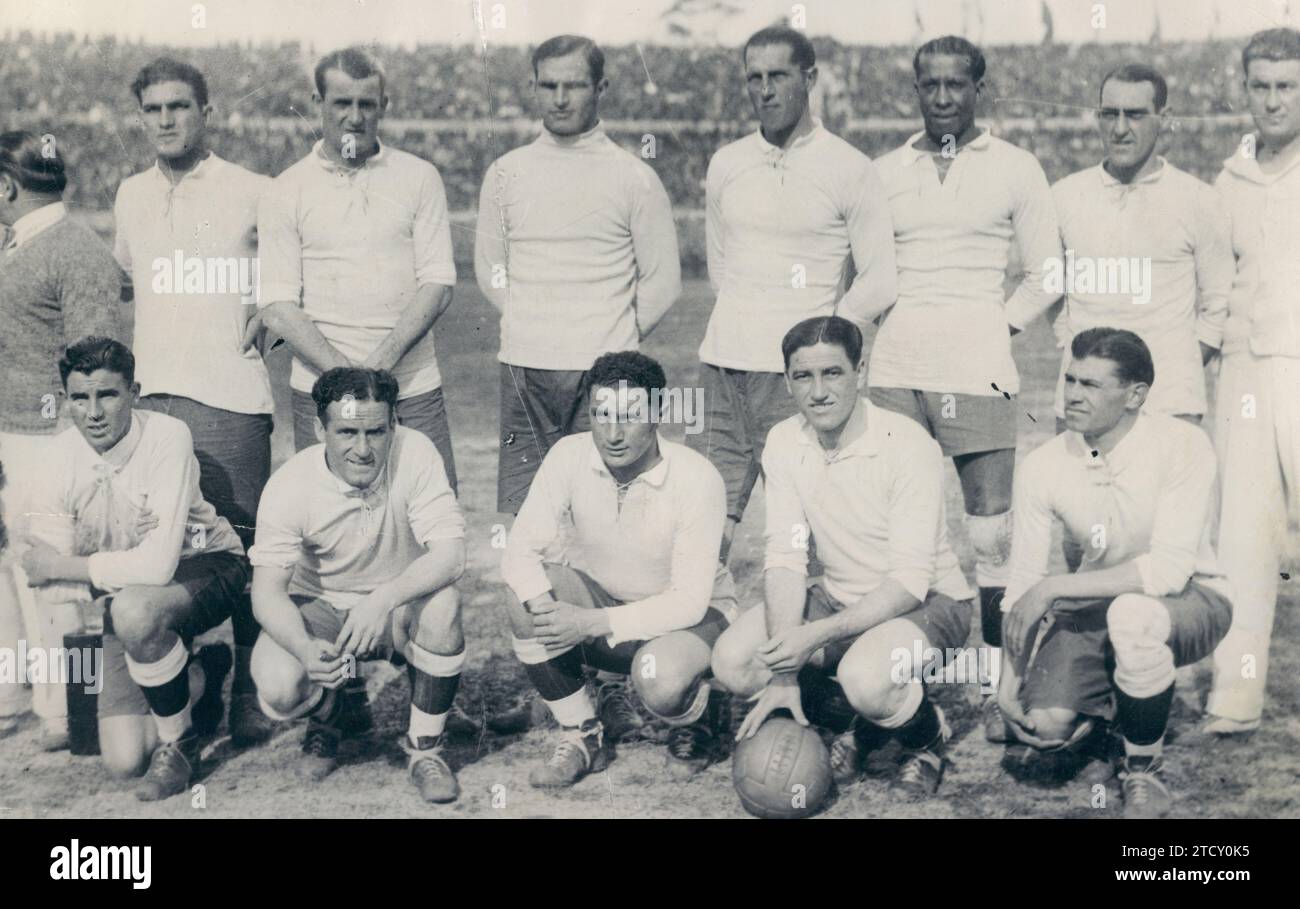 07/29/1930. The Uruguayan national team that has been proclaimed winner ...