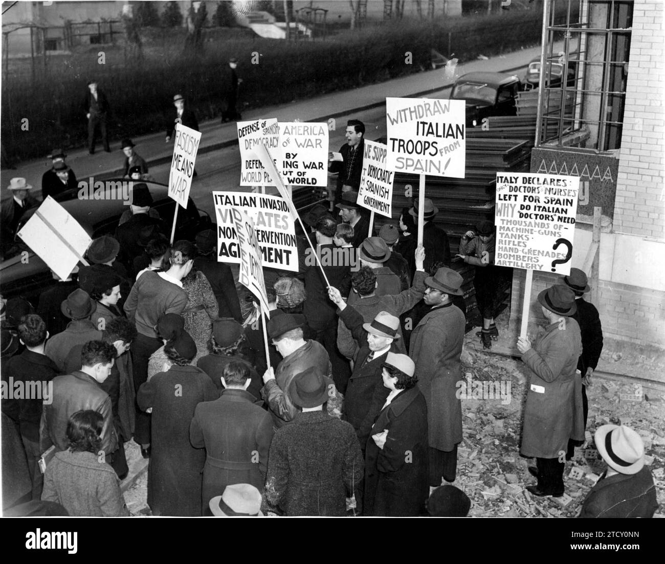 Italian intervention Black and White Stock Photos & Images - Alamy