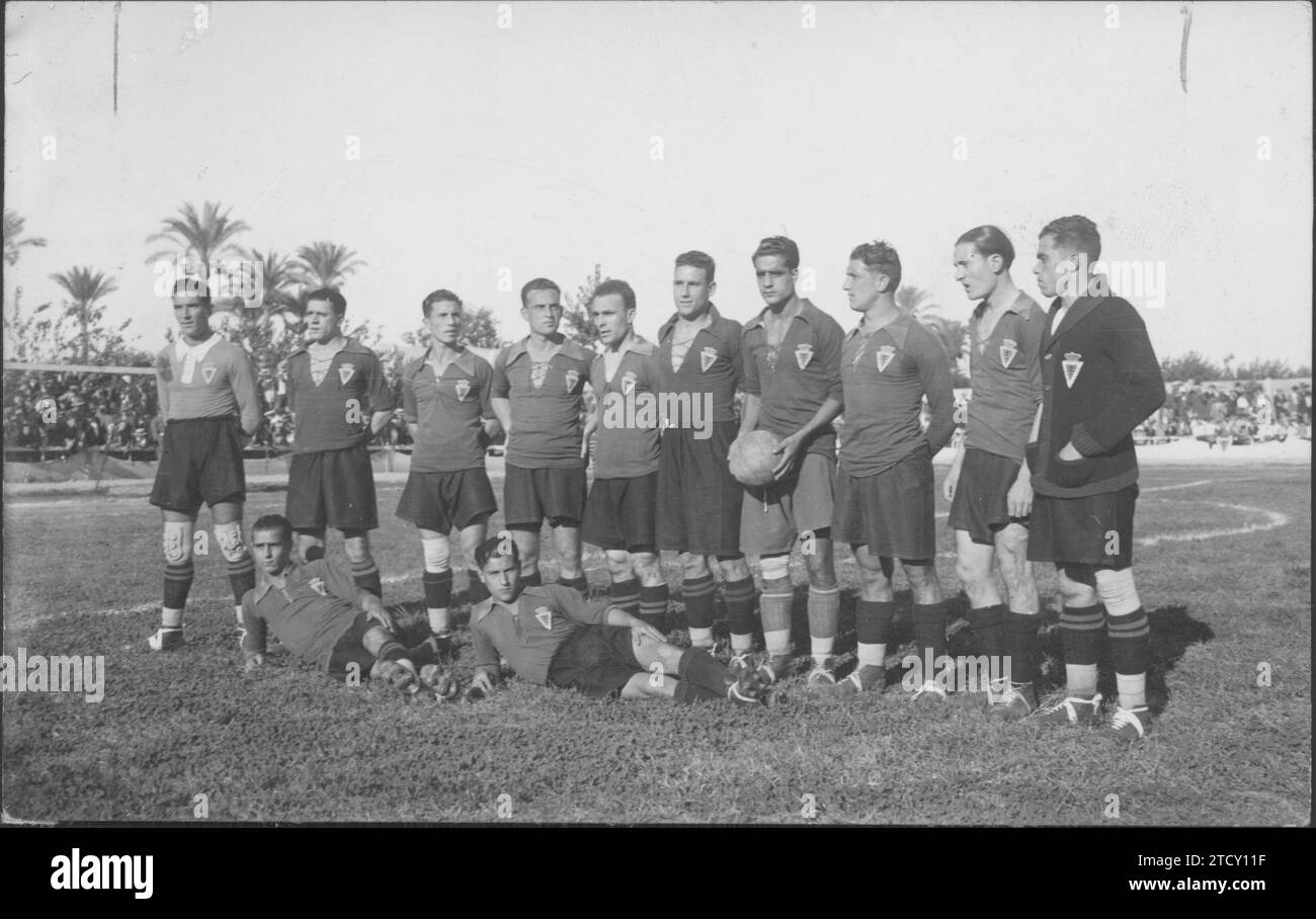 The real Murcia football club in the 1929-1930 season, which became ...