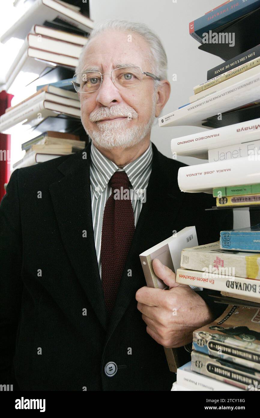 Madrid, 05/06/2009. Interview with the writer and academic of the RAE ...