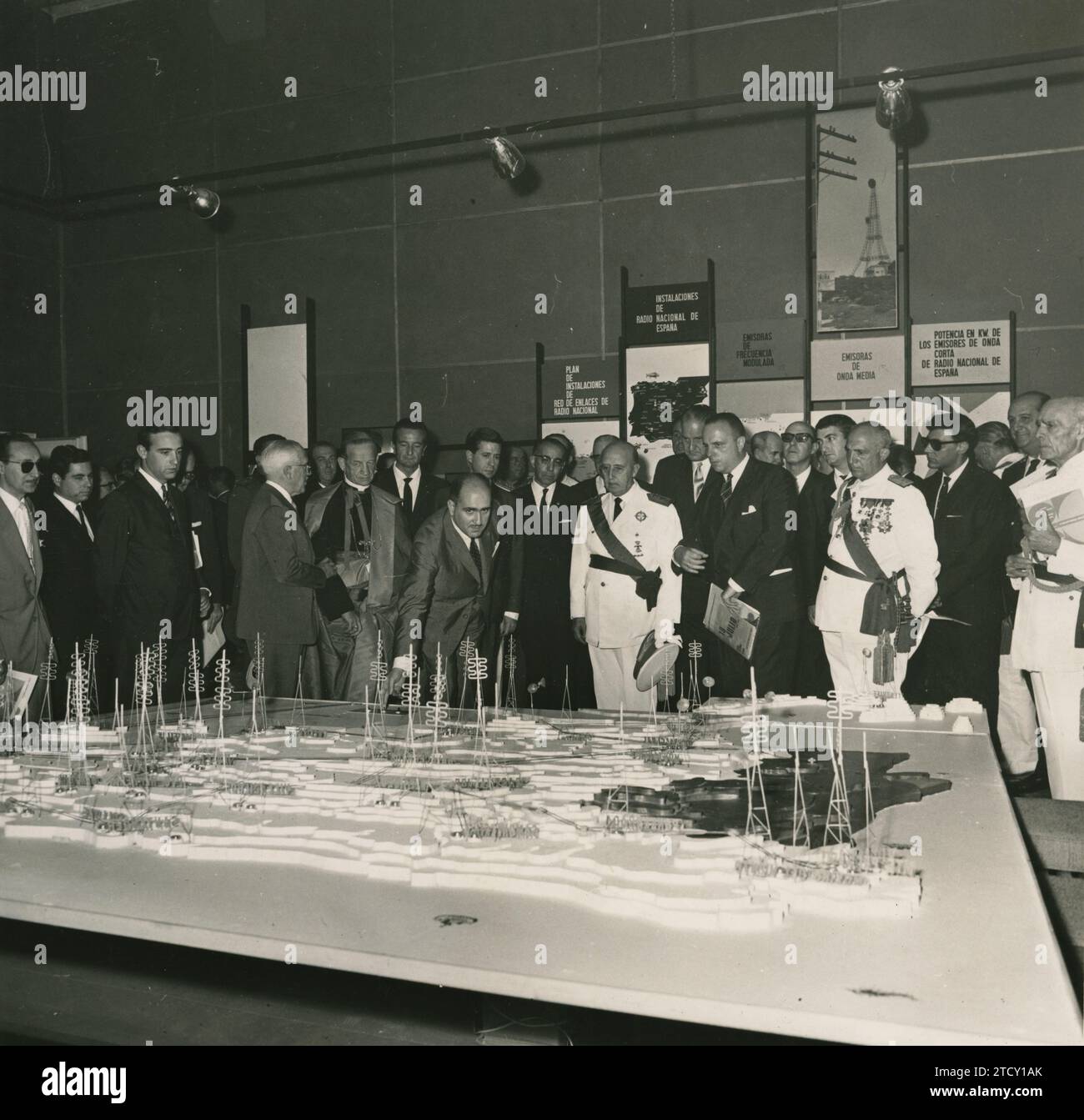 MADRID, 07/18/1964.- Francisco Franco inaugurates the new Spanish ...