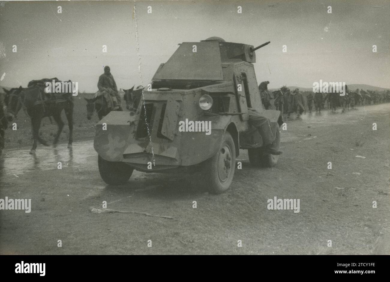 1939. Spanish Civil War. Occupation of the republican zone by national ...
