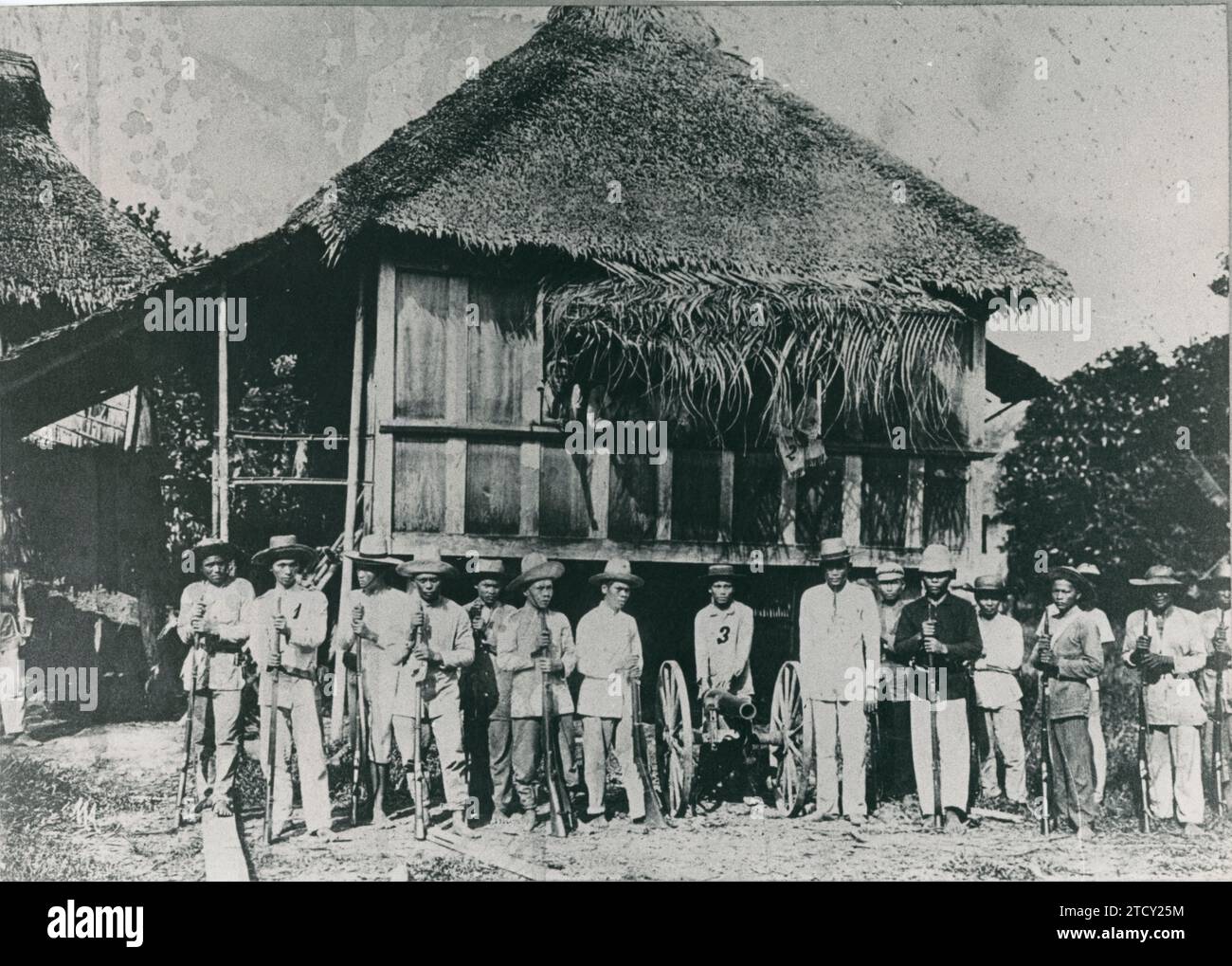 Baler (Philippines), 1898. Philippine War. Baler site. Tagalog ...