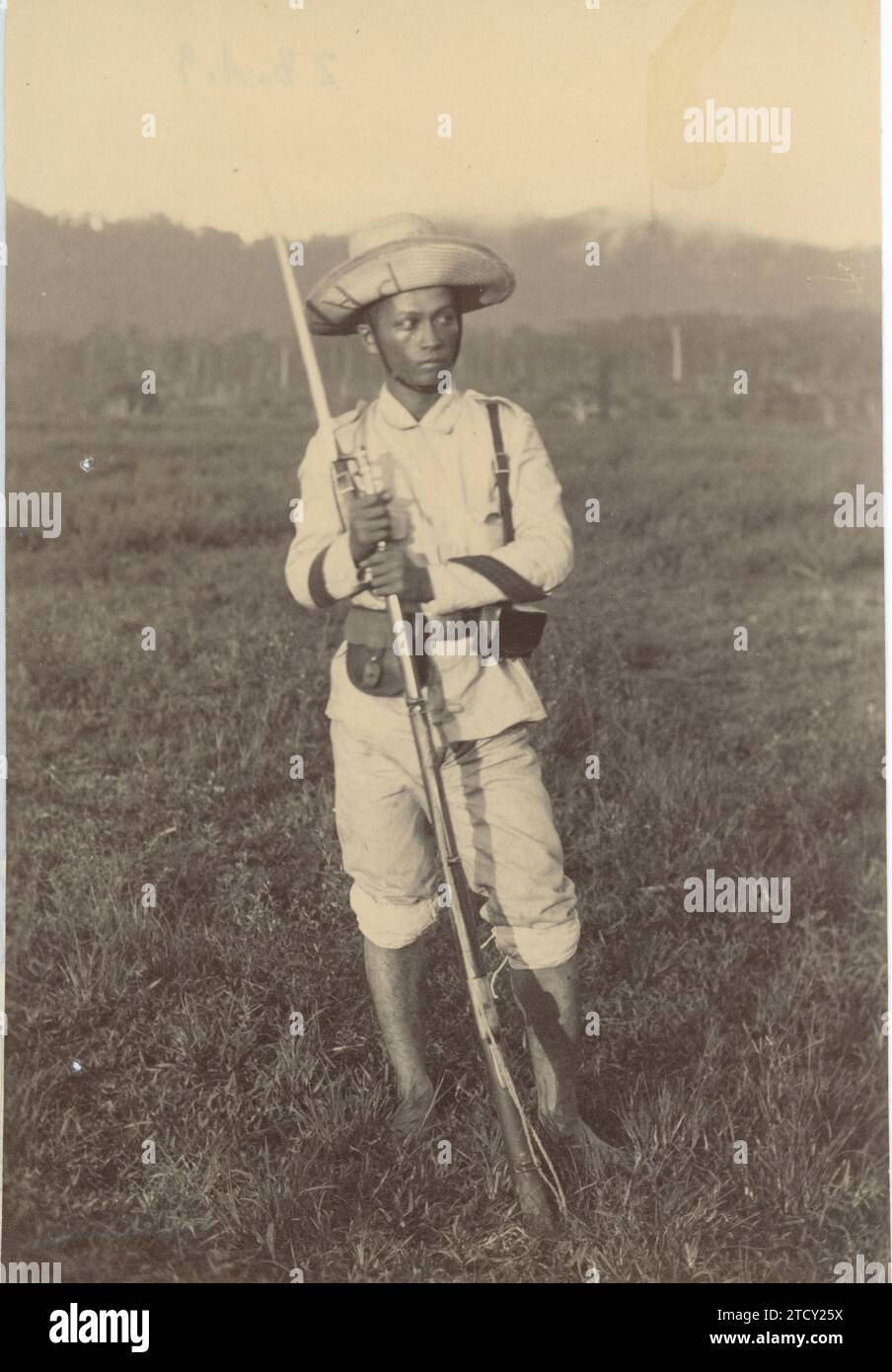 Philippines, March 1896. Philippine War. An indigenous corporal from ...