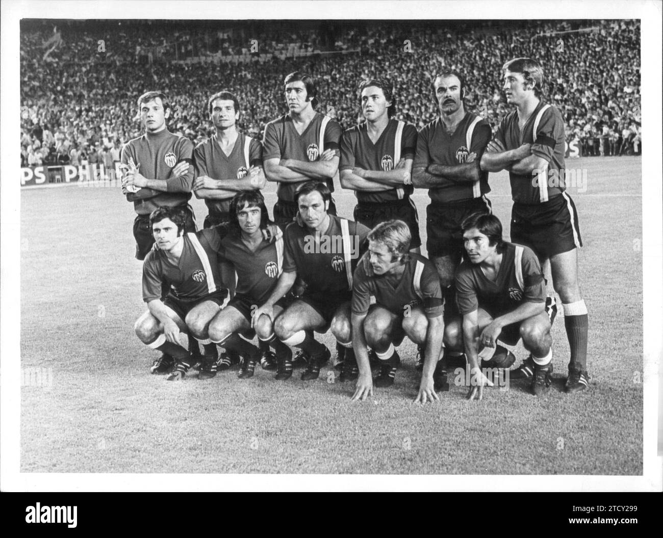 The Valencia football club team that went to the final of the ...