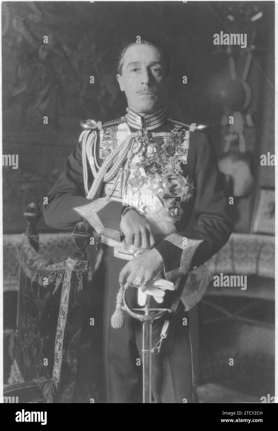 12/31/1929. Portrait of the Duke of Alba with the ambassador's uniform ...