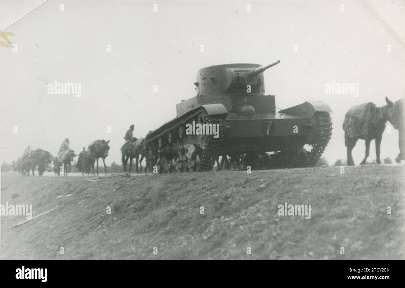 Madrid, 1939. Spanish Civil War. Joy for the liberation of Madrid. In ...