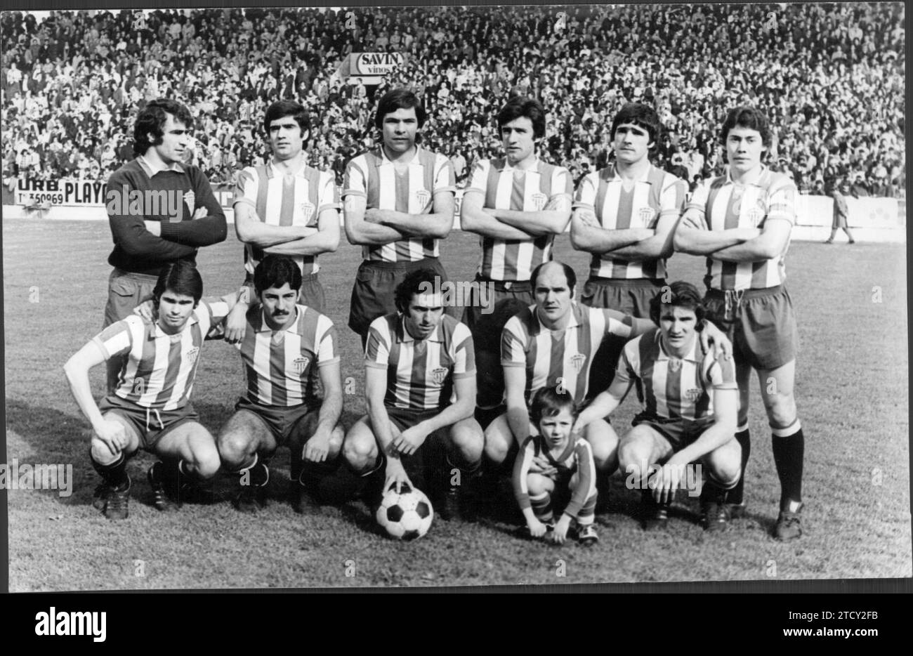 07/19/1975. Sporting Gijón lineup. Credit: Album / Archivo ABC Stock ...