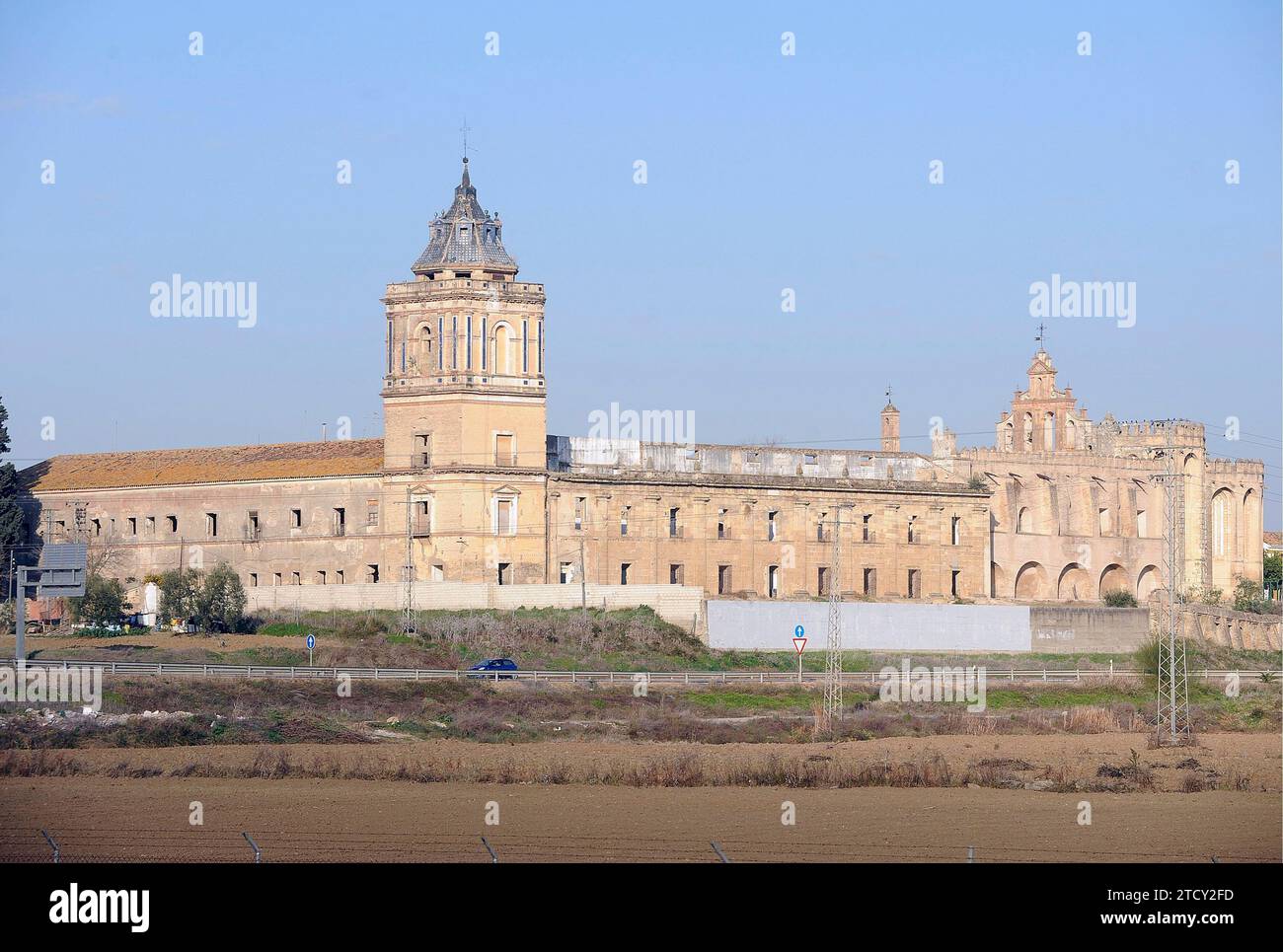 Santiponce (Seville), 01/13/2012. Monastery of San Isidoro del Campo ...