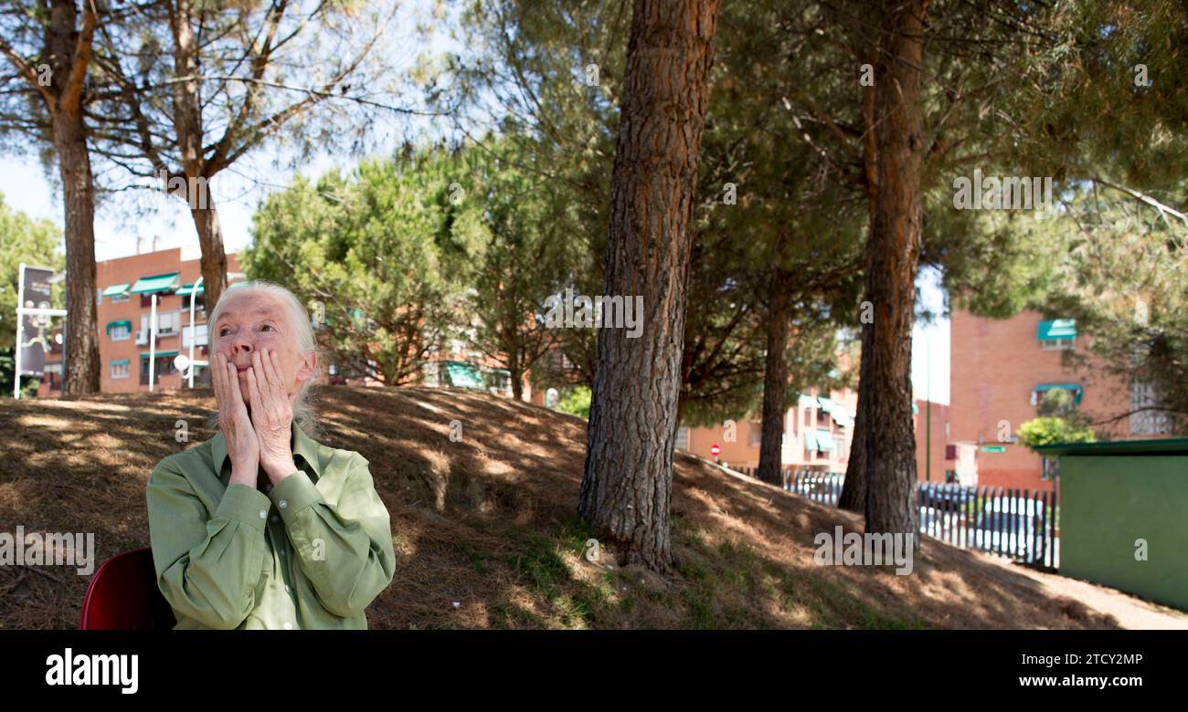 Madrid, 05/28/2015. Interview with Jane Goodall. Photo: Ignacio Gil ...