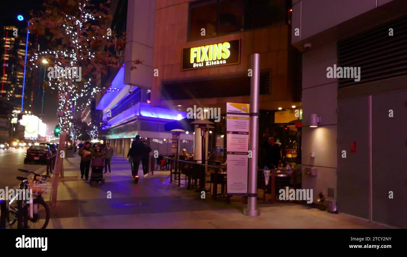 Los Angeles, California, USA 12th December 2023 Fixins Soul Kitchen ...