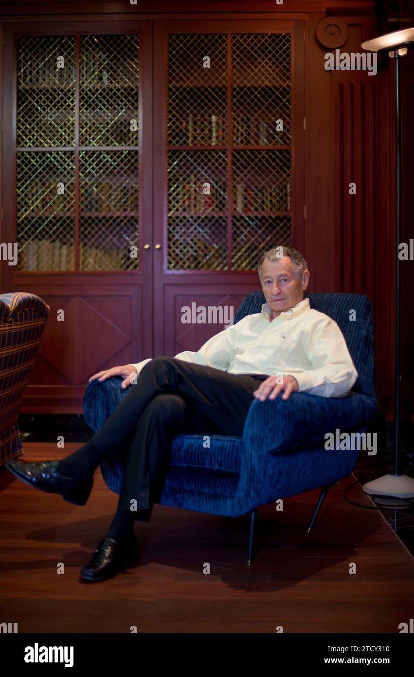 Madrid, 06/22/2015. Interview with Leonard Kleinrock computer scientist ...