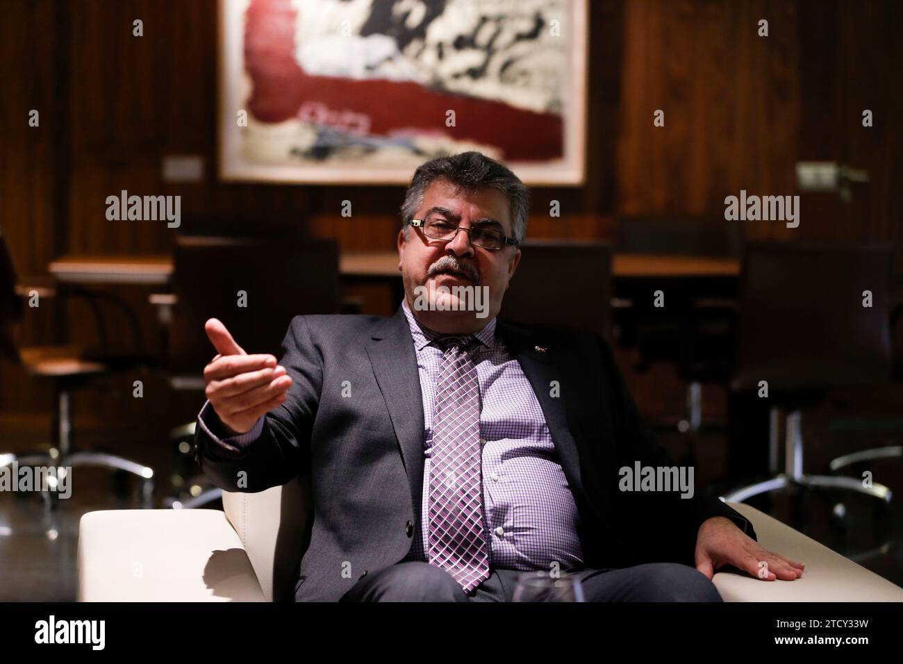 Madrid, 06/16/2015. Interview with Badri Younes, member of NASA's ...