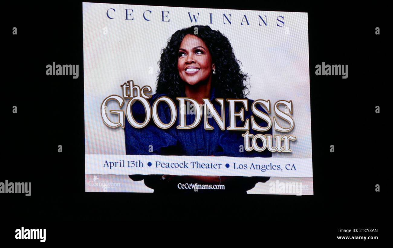 Los Angeles, California, USA 12th December 2023 Cece Winans The ...