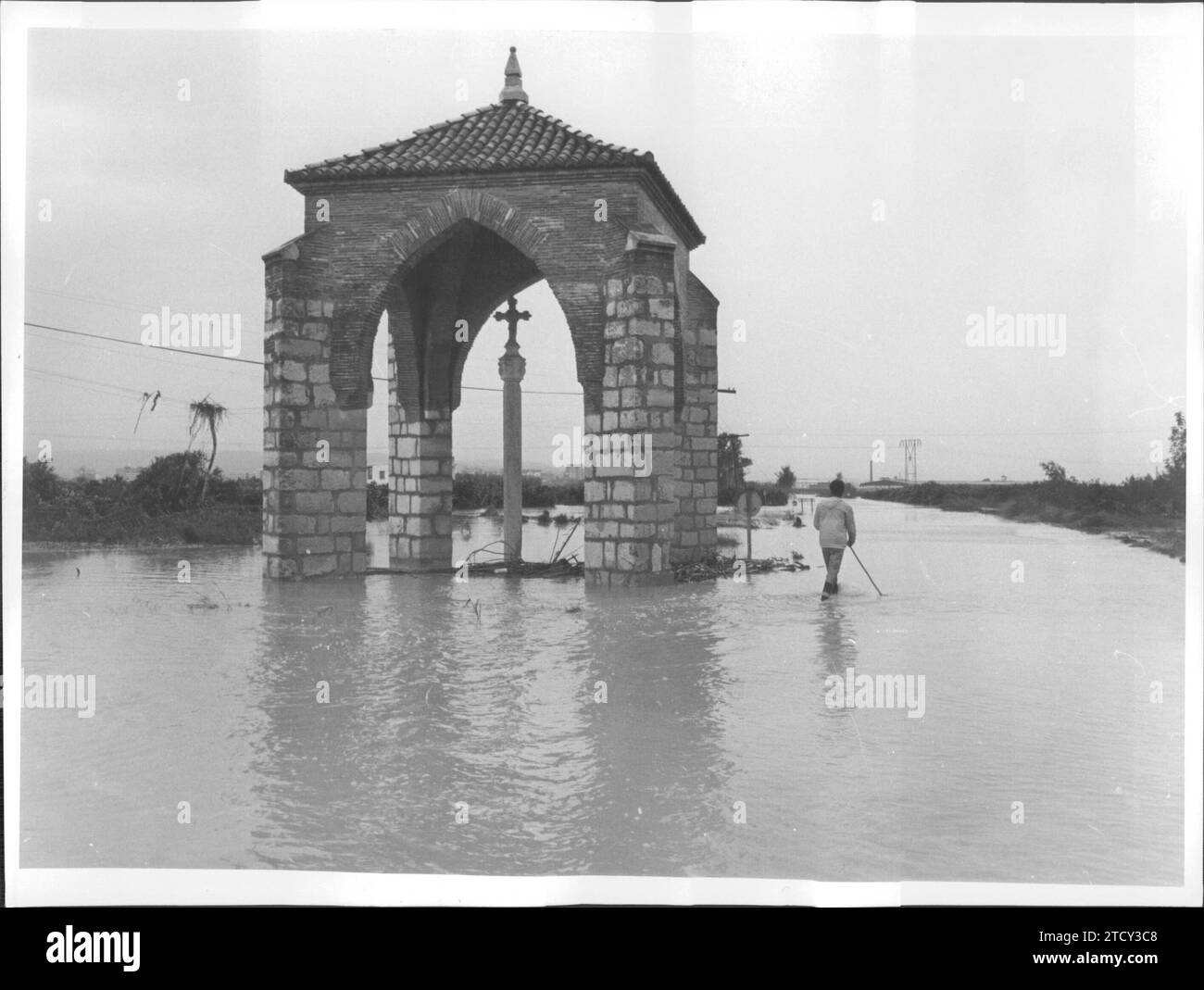 Floods in Valencia in October 1982. Credit: Album / Archivo ABC / José ...