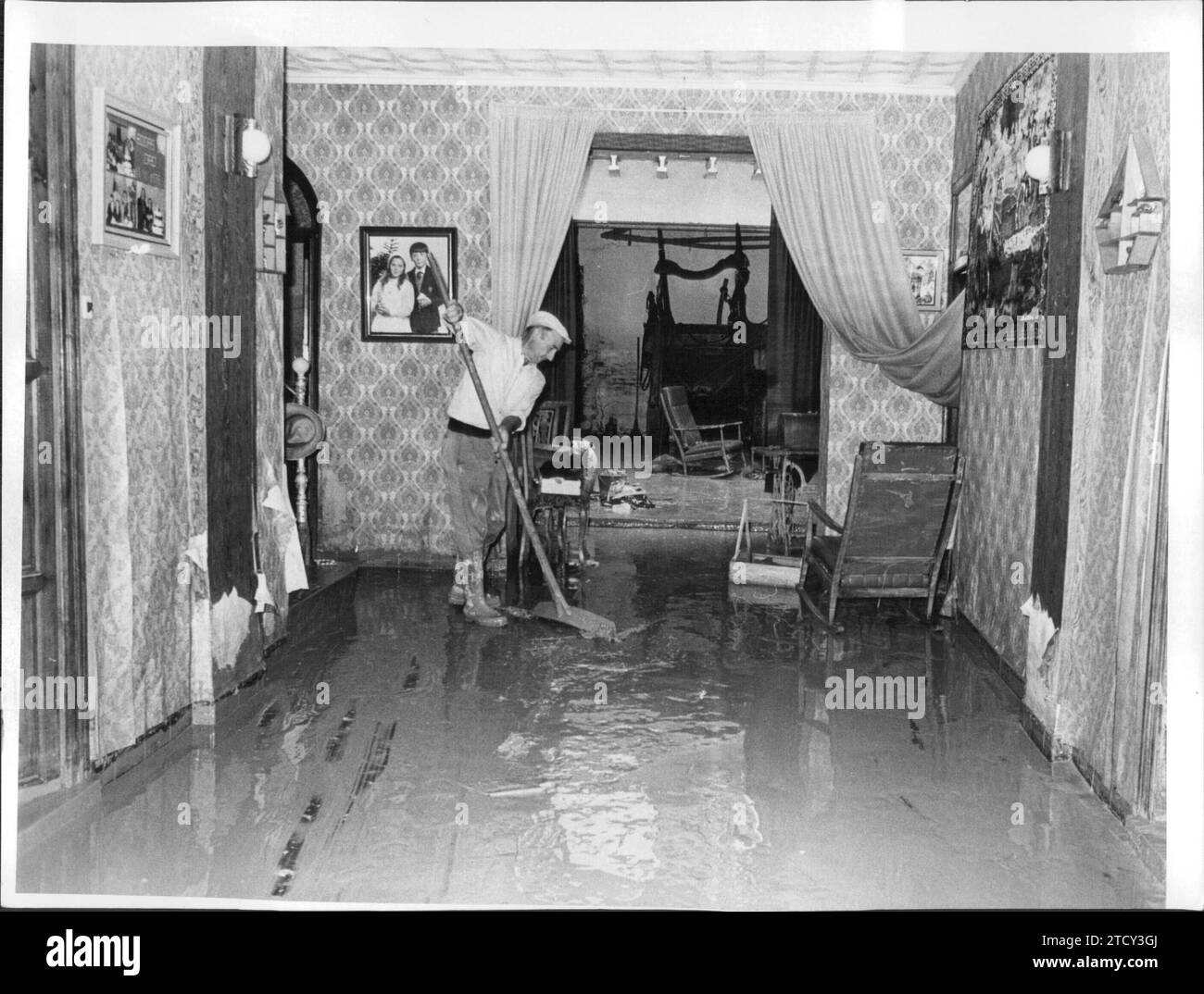 Valencia: Floods in October 1982. Credit: Album / Archivo ABC Stock ...