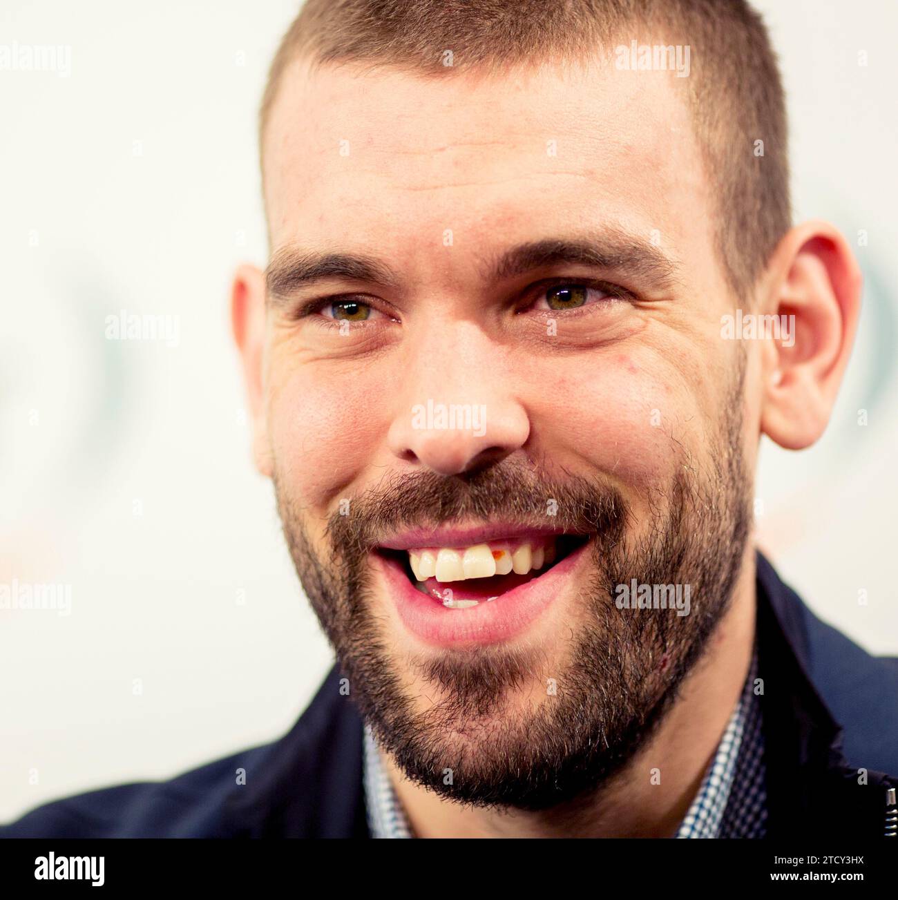 Madrid, 05/28/2015. Interview with Marc Gasol, NBA basketball player ...