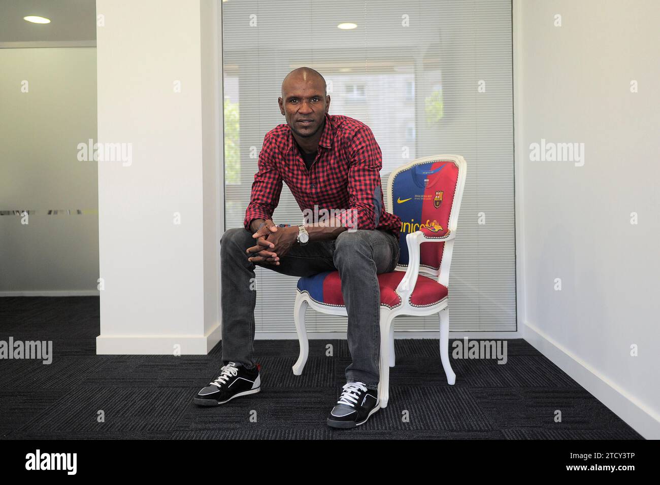 Barcelona, 06/03/2015. Interview with former FC Barcelona footballer ...