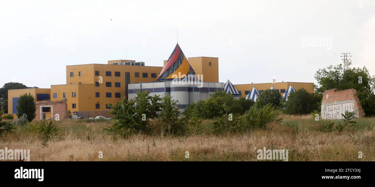 Madrid 06-23-2015 Land where the Carabanchel prison was formerly ...